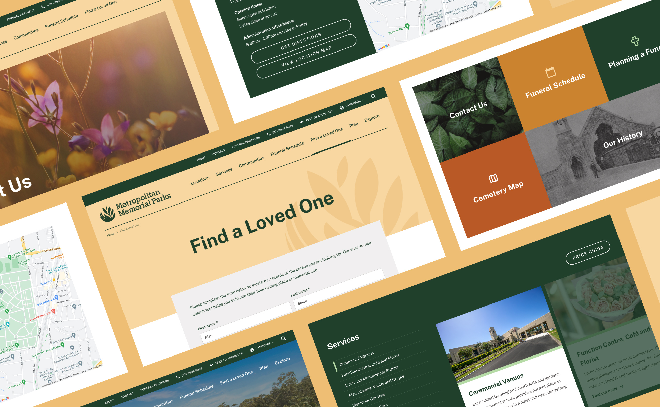 Metropolitan Memorial Parks | Site by Webcoda Digital Agency